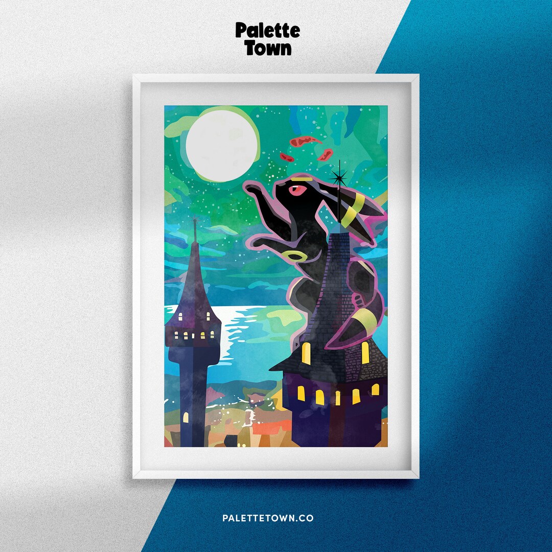 Stunning Umbreon Pokémon Poster - Perfect for Fans & Room Decor ...