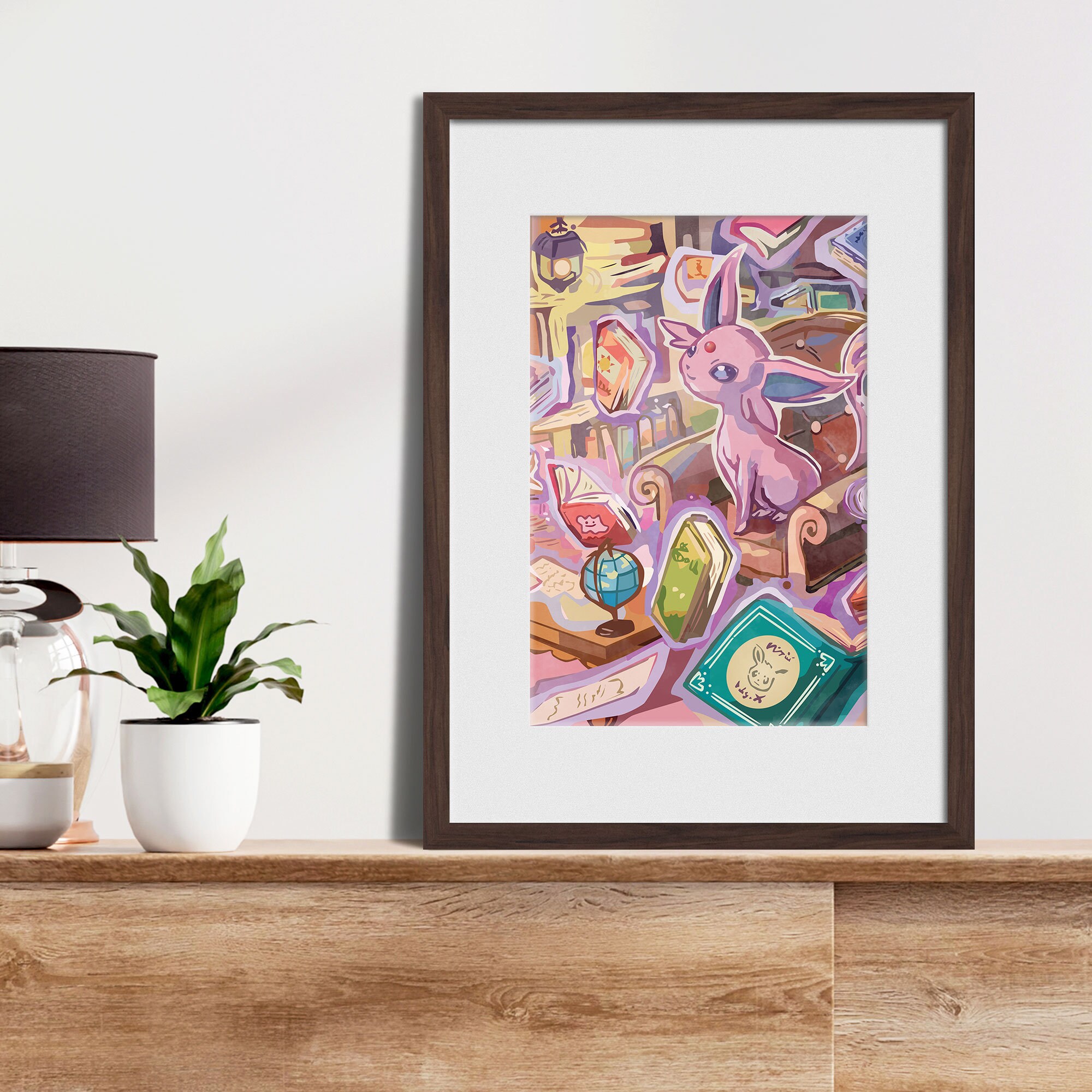 Enchanting Espeon Pokémon Poster - A Must-have for Fans & Room Decor ...