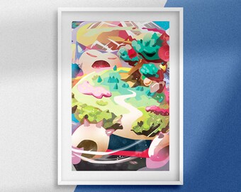 Sweet Sylveon Pokémon Poster A Must-have for Fans & Room Decor Inspired ...