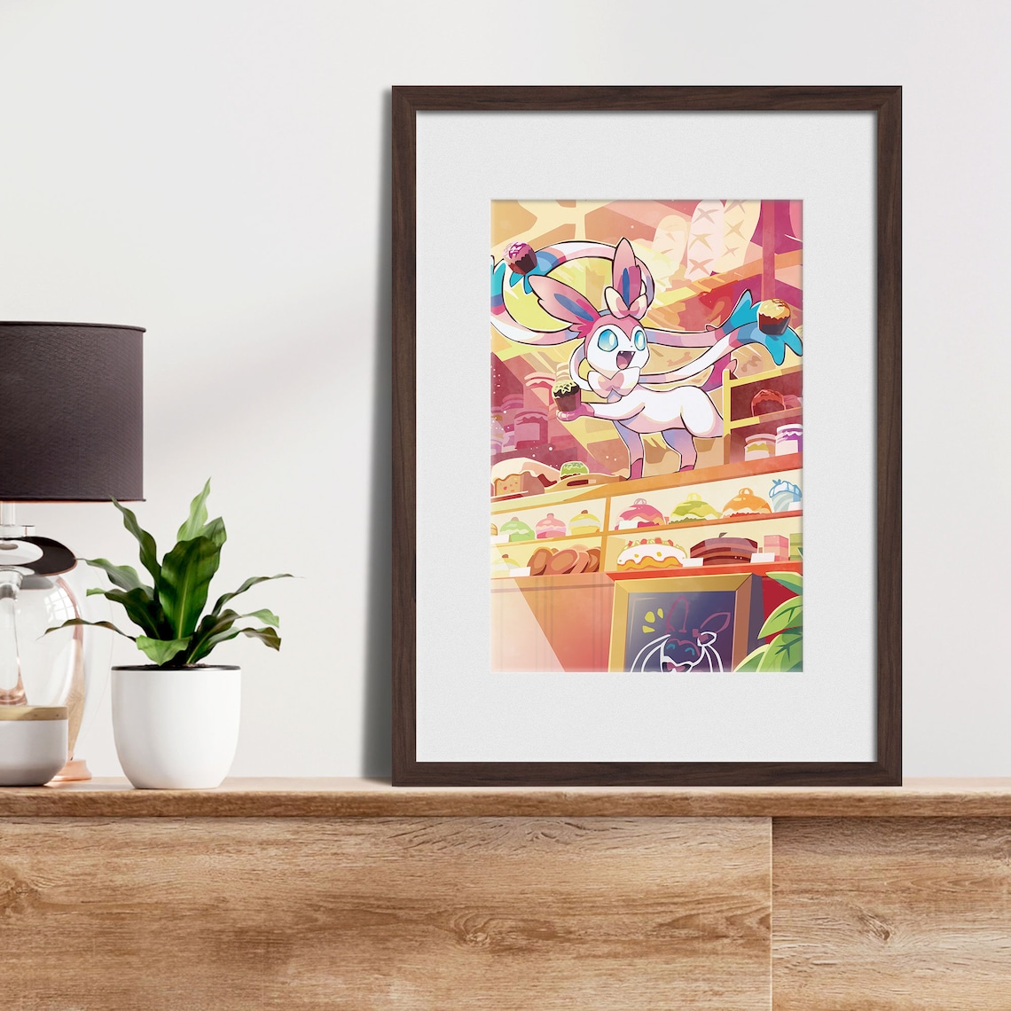 Sweet Sylveon Pokémon Poster A Must-have for Fans & Room Decor Inspired ...