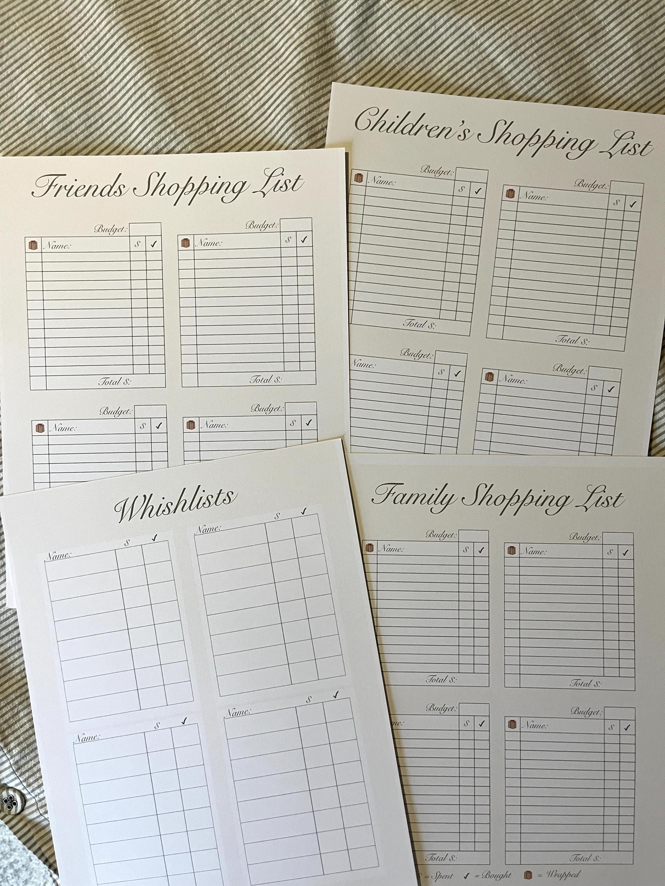 Printable Christmas Season Planner (23 Pages) - Etsy