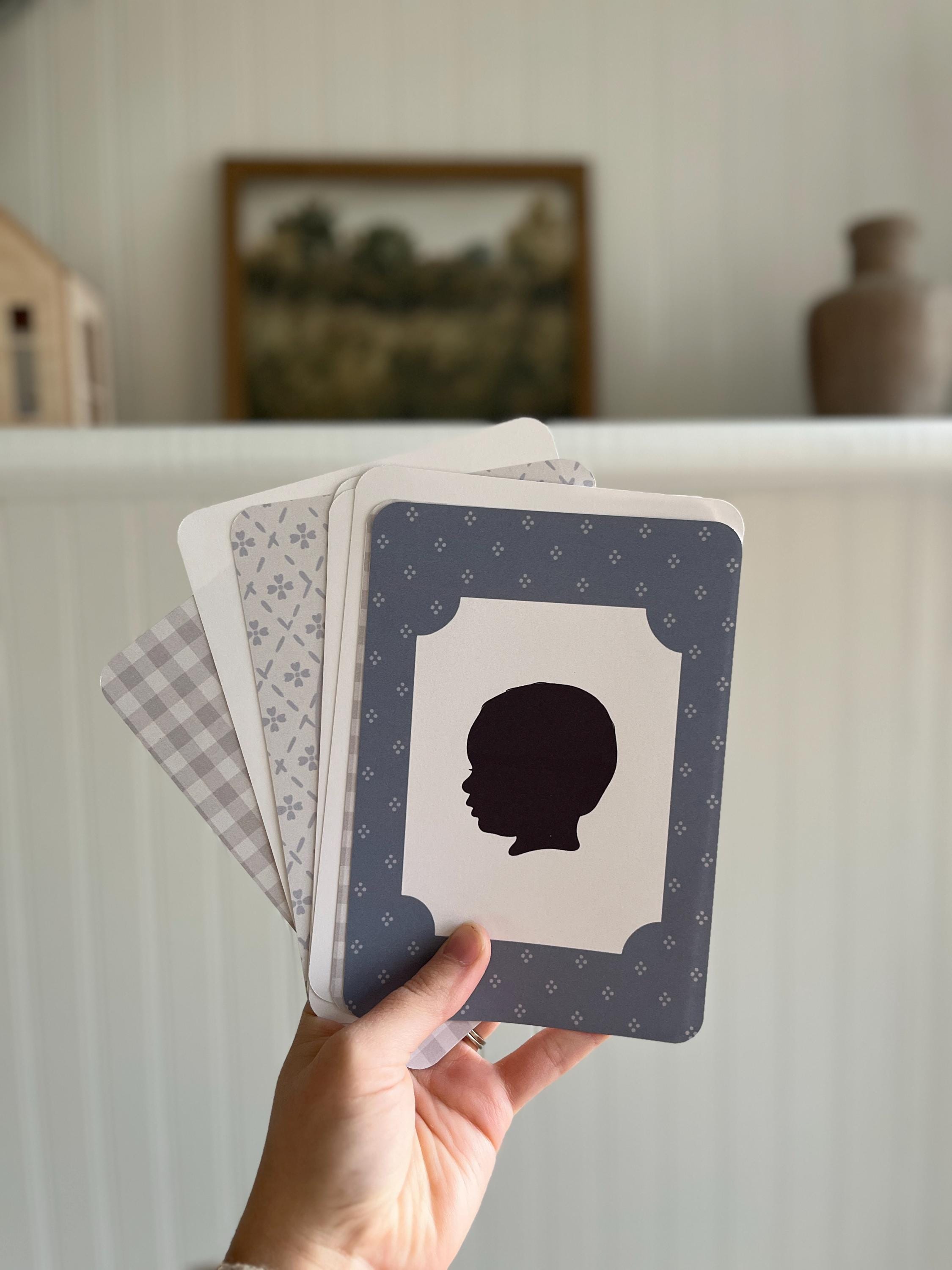 Cardstock Silhouette Profile Prints - Etsy