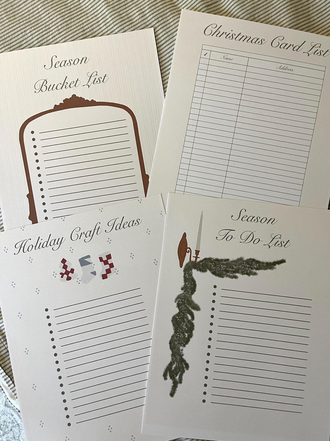 Printable Christmas Season Planner (23 Pages) - Etsy