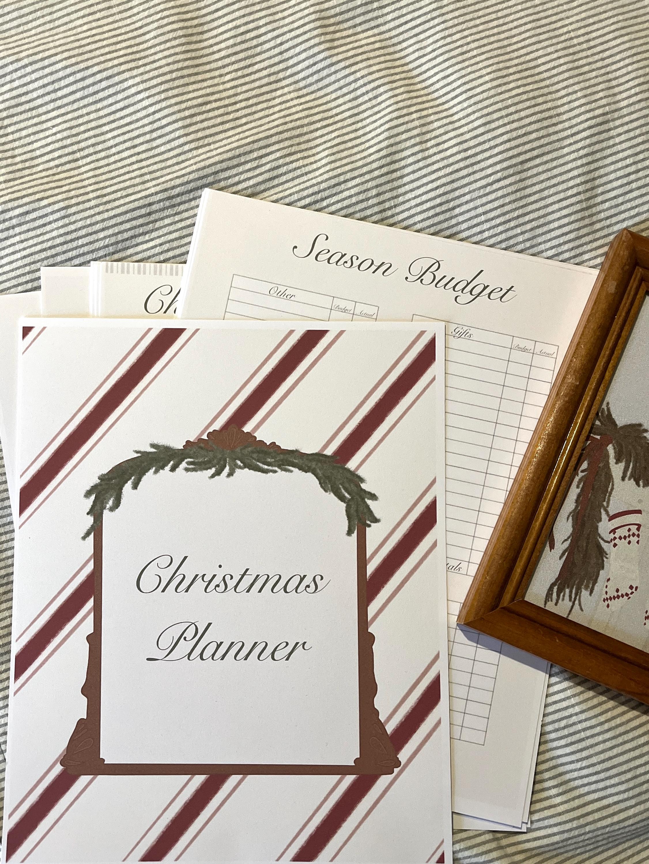 Printable Christmas Season Planner (23 Pages) - Etsy