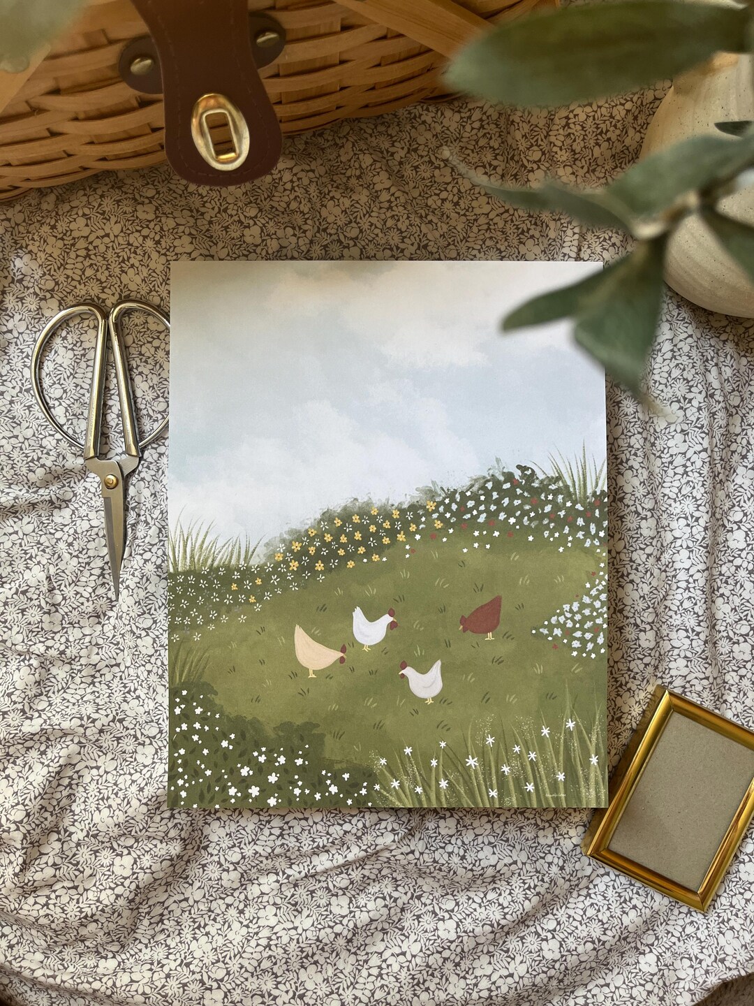 Little Chickens Fine Art Print - Etsy