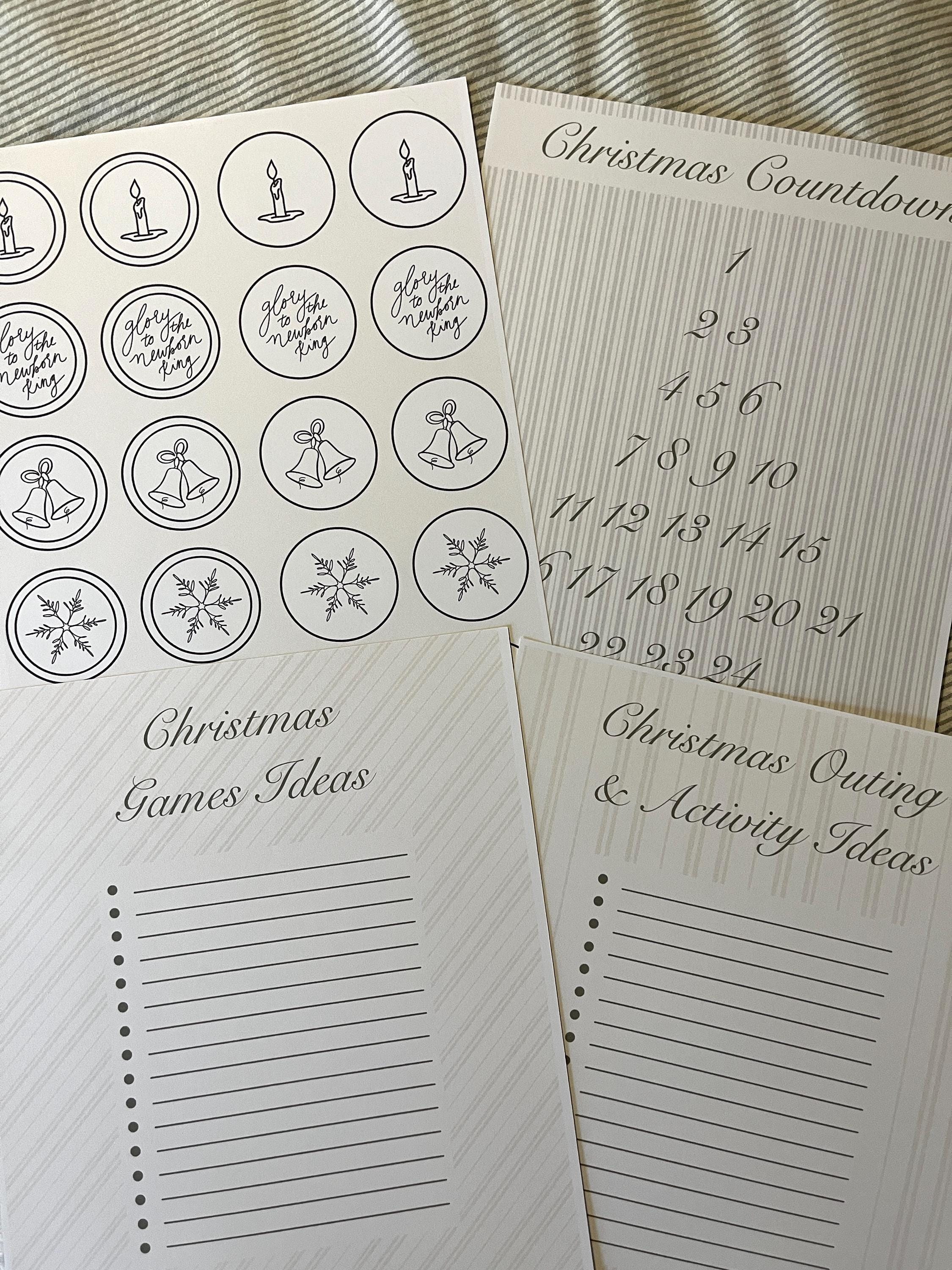 Printable Christmas Season Planner (23 Pages) - Etsy