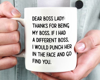 Female Best Boss Mug - Etsy