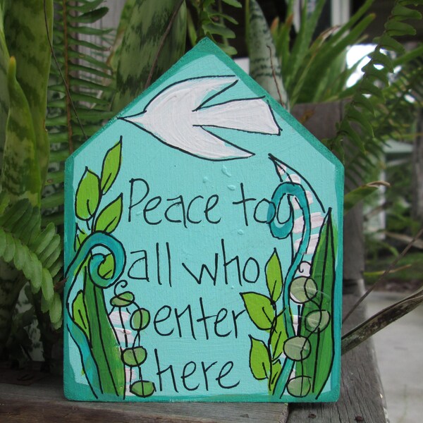 Enter Here Sign - Etsy