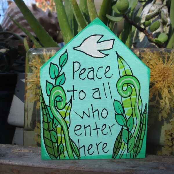 Enter Here Sign - Etsy