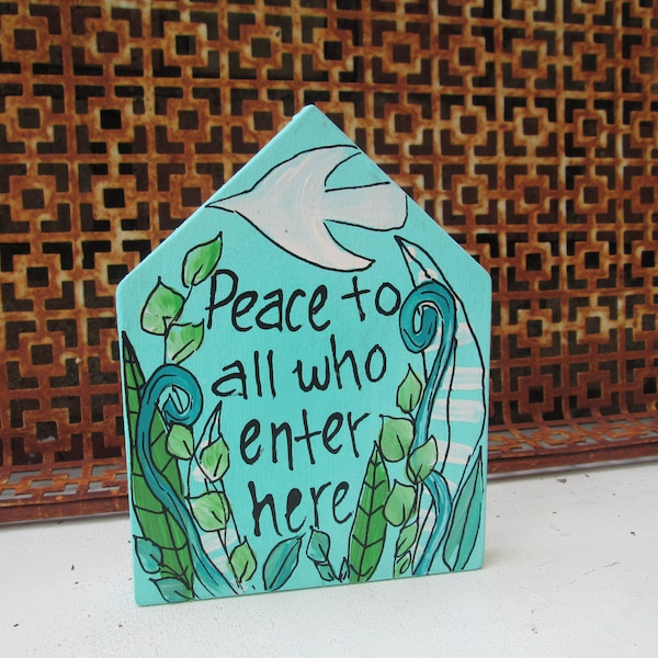 Enter Here Sign - Etsy
