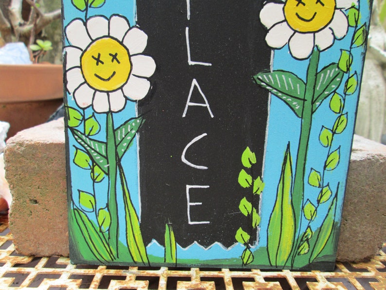 Last Place Ribbon Folk Art Painting on 7 by 5 Wood - Etsy