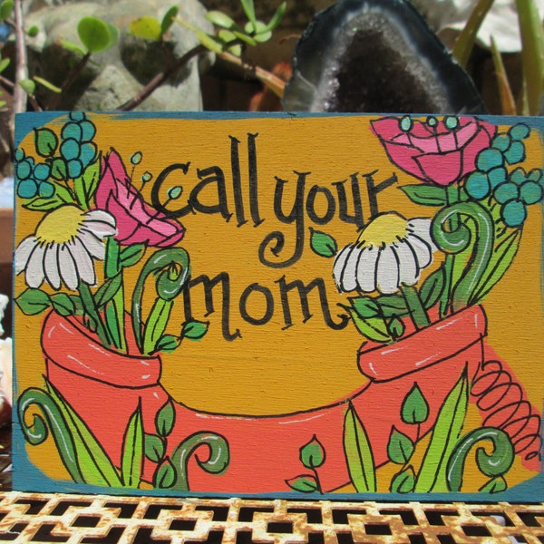 Call Your Mom Sign - Etsy