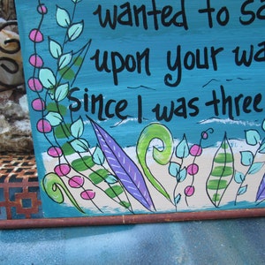 A Pirate Looks at Forty Song Lyrics Painting on 10x10 Wood Panel ...