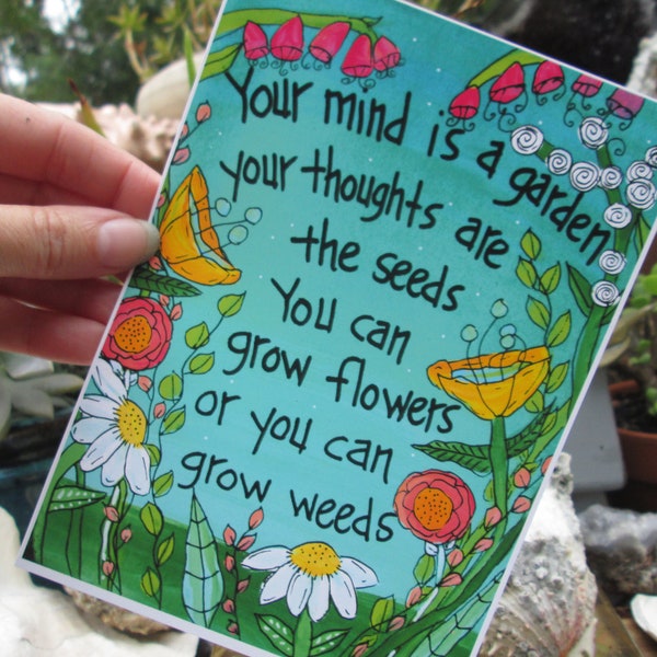 Garden Quote - Etsy