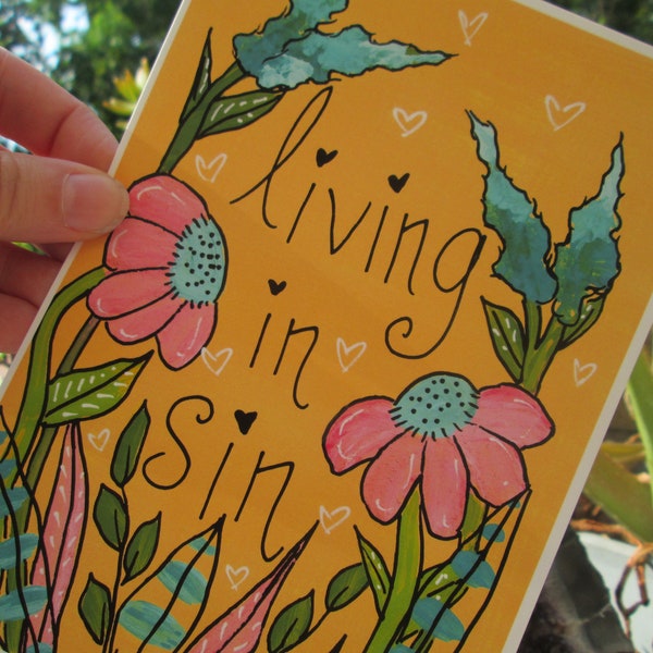 Living in Sin - Etsy