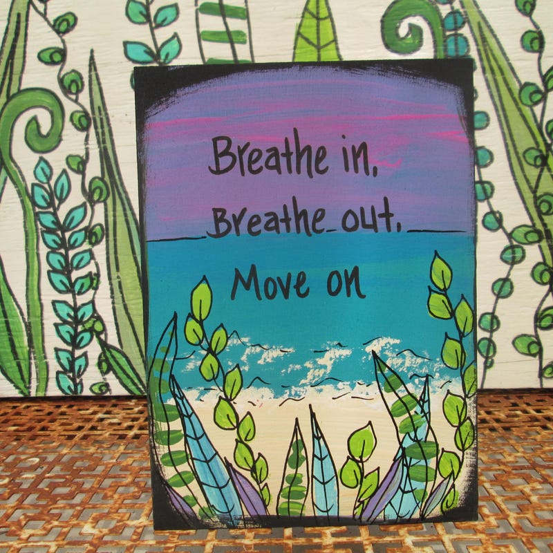 Breathe Out - Etsy