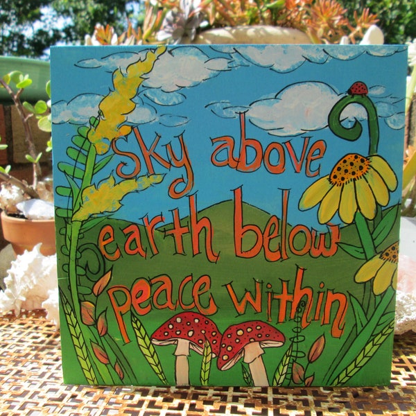Earth Below Me - Etsy