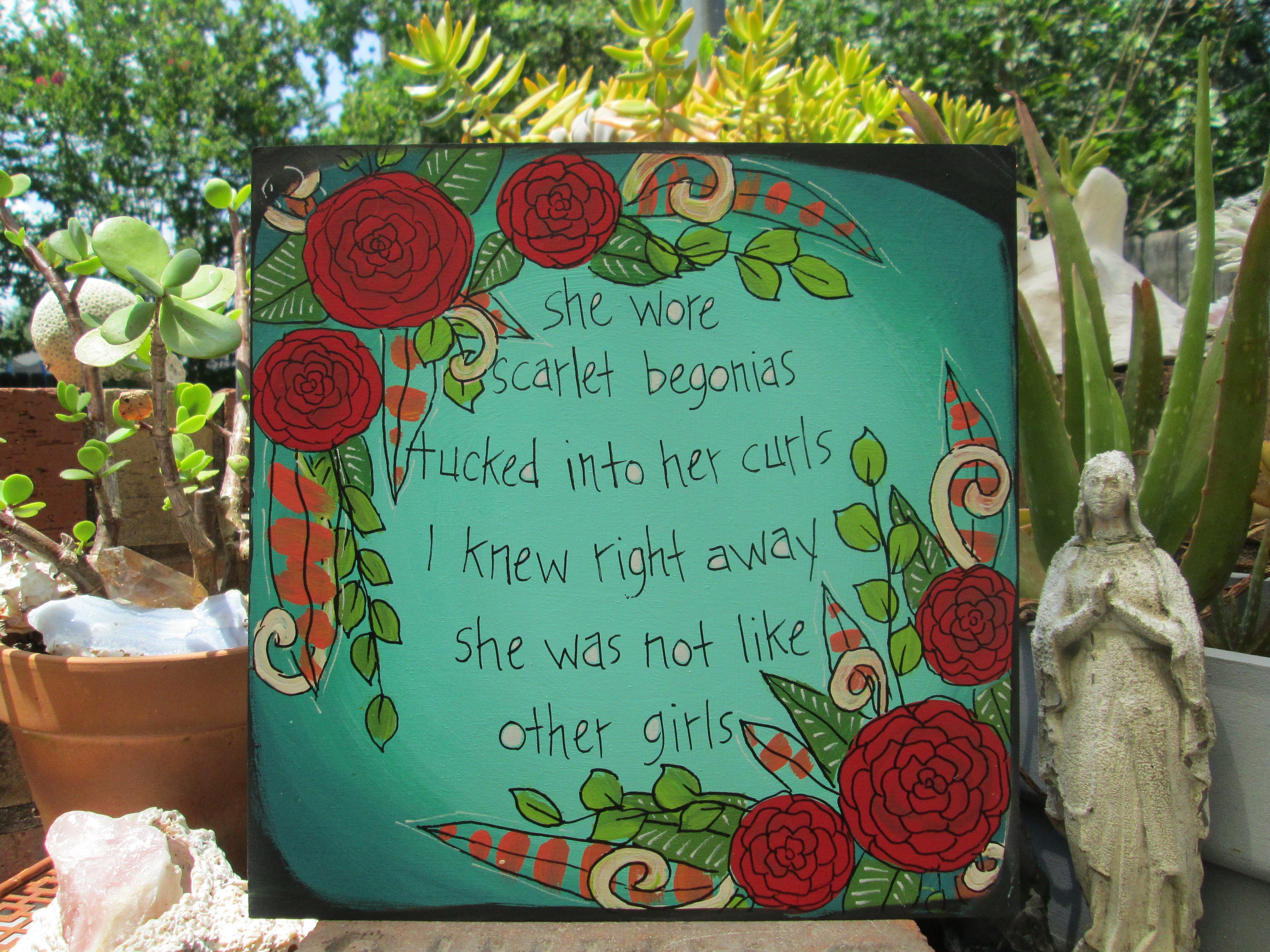 Scarlet Begonia Lyrics