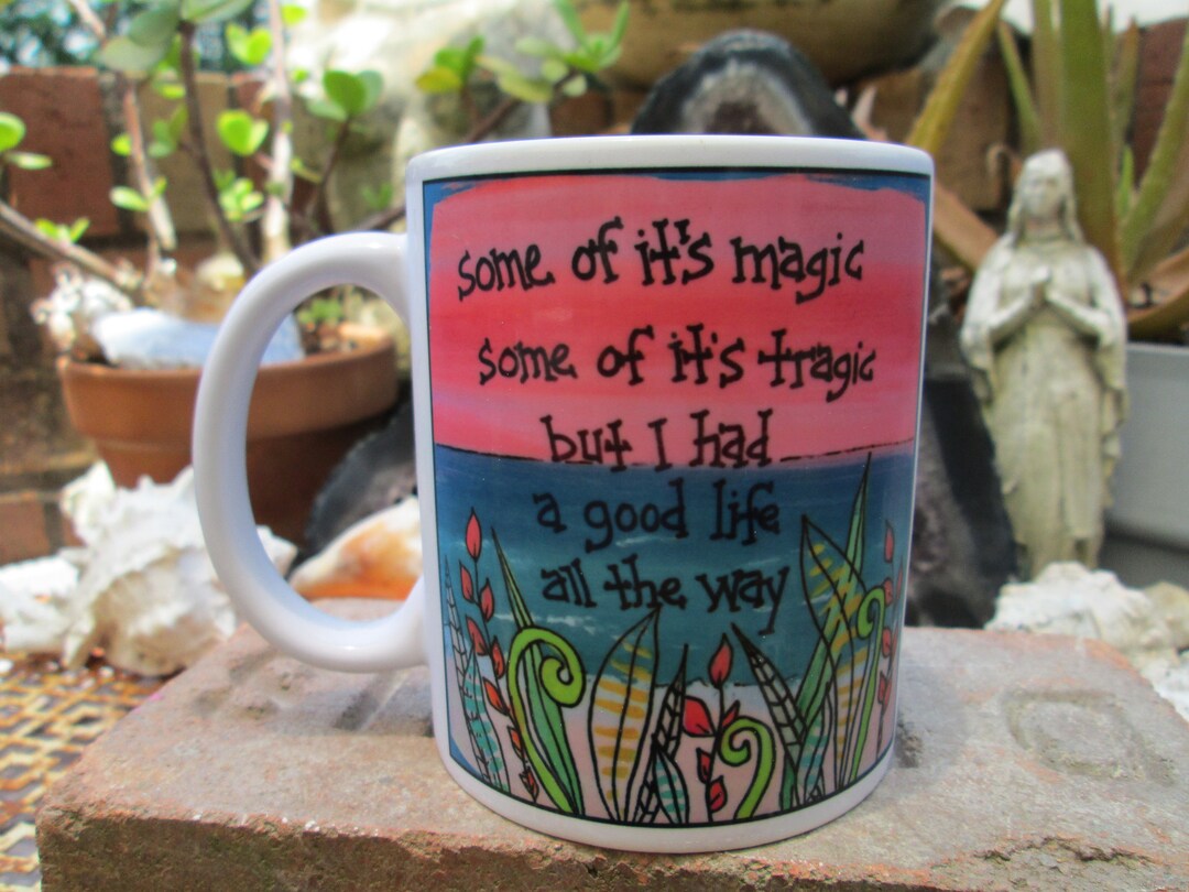 He Went to Paris Song Lyric Mug, Some of It's Magic, Some of It's ...