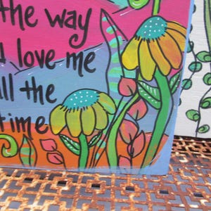 Paul Mccartney Maybe I'm Amazed Lyric Painting on 10 by 10 Wood Panel ...