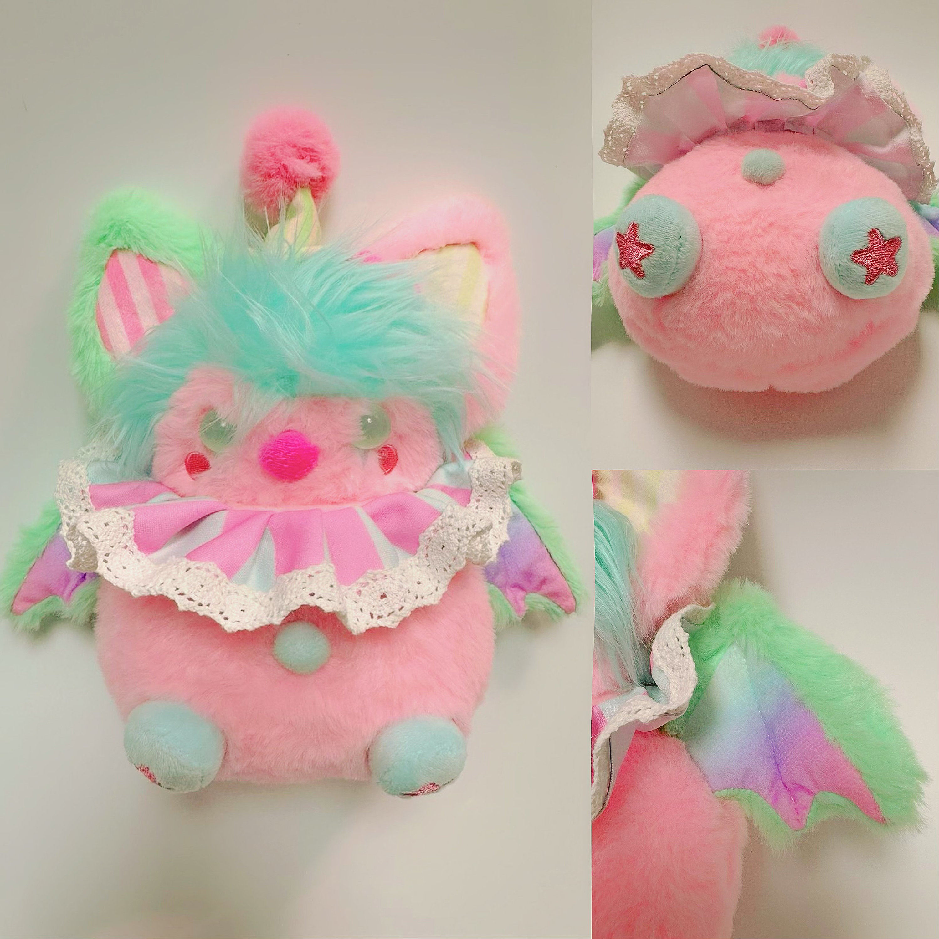 Instock Pomzy the Pom Pom Clown Bat Plush 20cm - Etsy