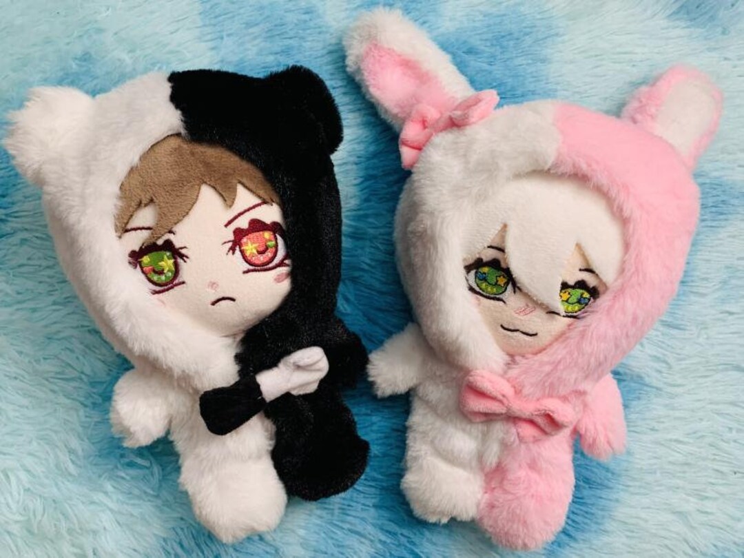 INSTOCK 20cm Fluffy Monokuma and Monomi Onepiece for 20cm Plush Doll ready to Be Shipped Etsy UK