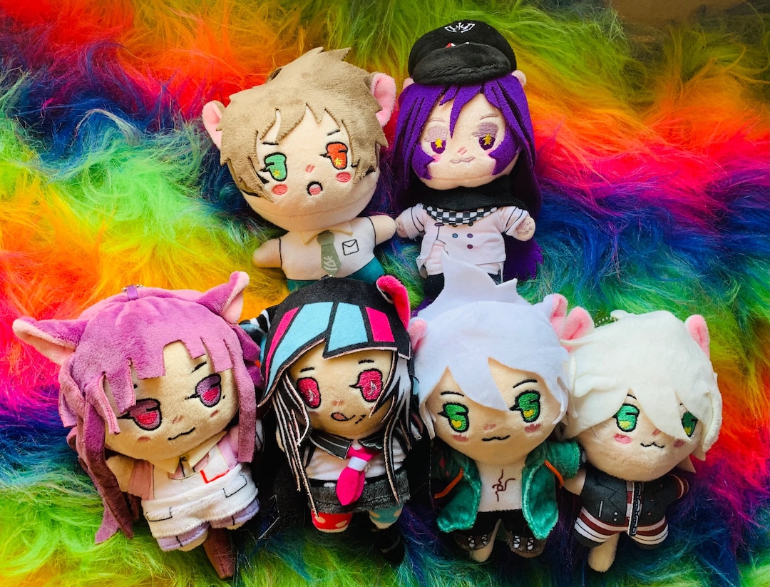 Instock 15cm Keychain Plush Dr Nagito.hajime.ibuki.mikan and Kokichi - Etsy