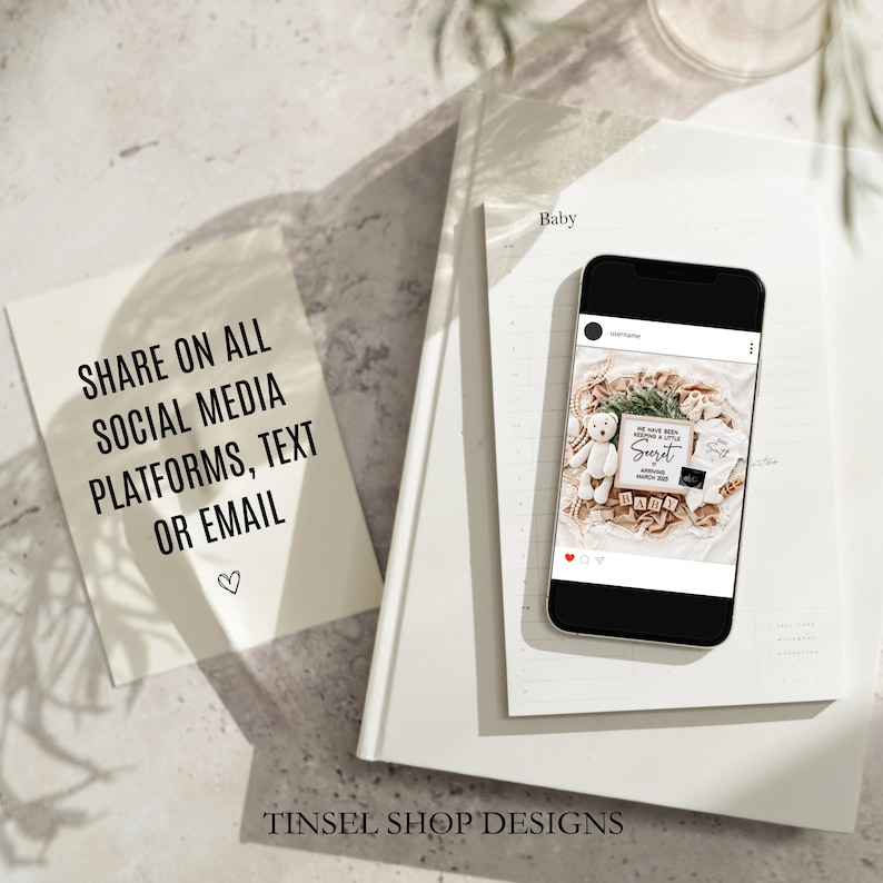 Boy Pregnancy Announcement Digital, Baby Announcement, Blue Gender ...