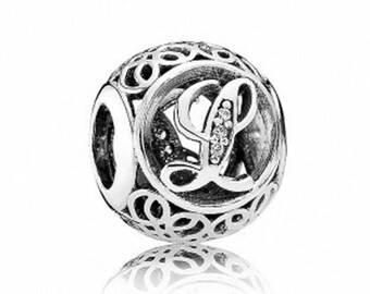Pandora Letter L Charm - Etsy