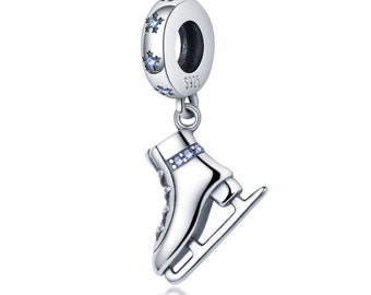 Pandora Ice Skate Charm - Etsy UK