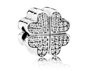 Pandora Clover Charm - Etsy