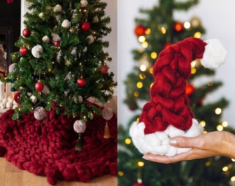 Knit Christmas Tree Topper - Etsy