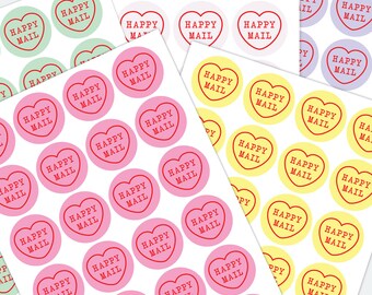 Happy Mail Stickers | Etsy