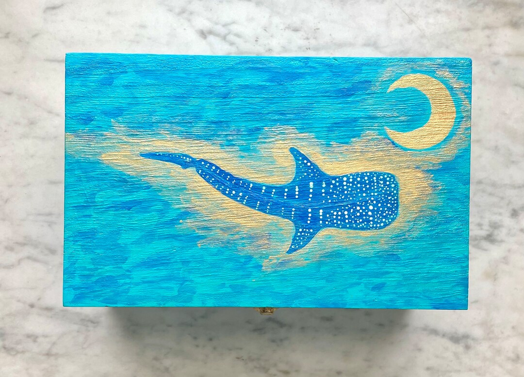 Whale Shark Treasure Chest Box Gift Box Jewelry Box Keepsake - Etsy