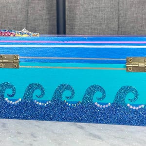 Whale Shark Treasure Chest Box Gift Box, Jewelry Box, Keepsake Box ...