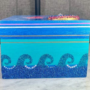 Whale Shark Treasure Chest Box Gift Box, Jewelry Box, Keepsake Box ...