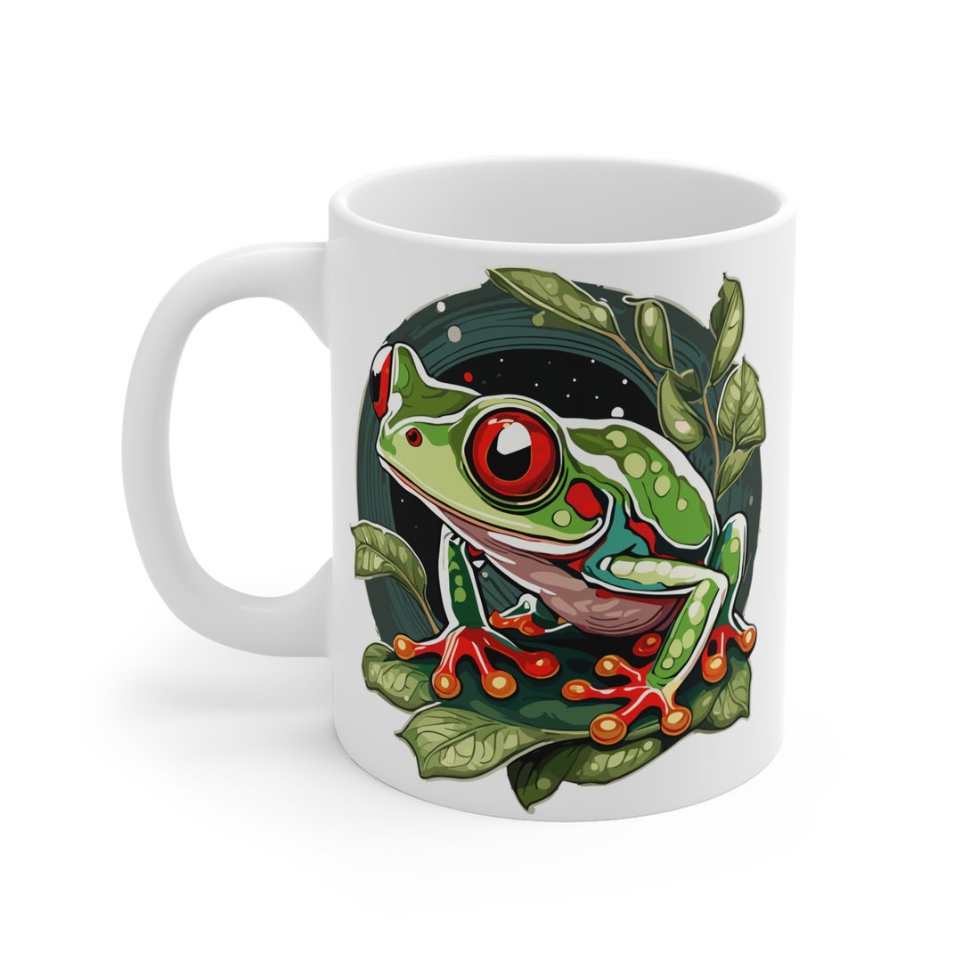 Red-eyed-tree-frog Mug, Red-eyed-tree-frog Coffee Cup, Red-eyed-tree ...