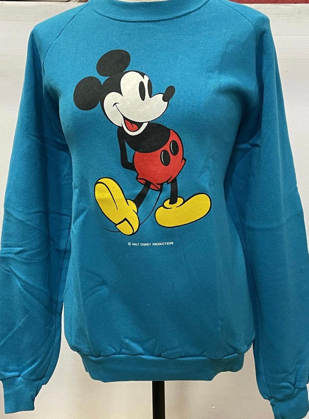 Vintage 90's Mickey Mouse Sweatshirt Crewneck Made in USA Pullover ...