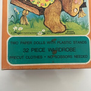 Teddy Bears Paper Doll by Whitman From 1979 Teddy & Tandy Grizzly Brown ...