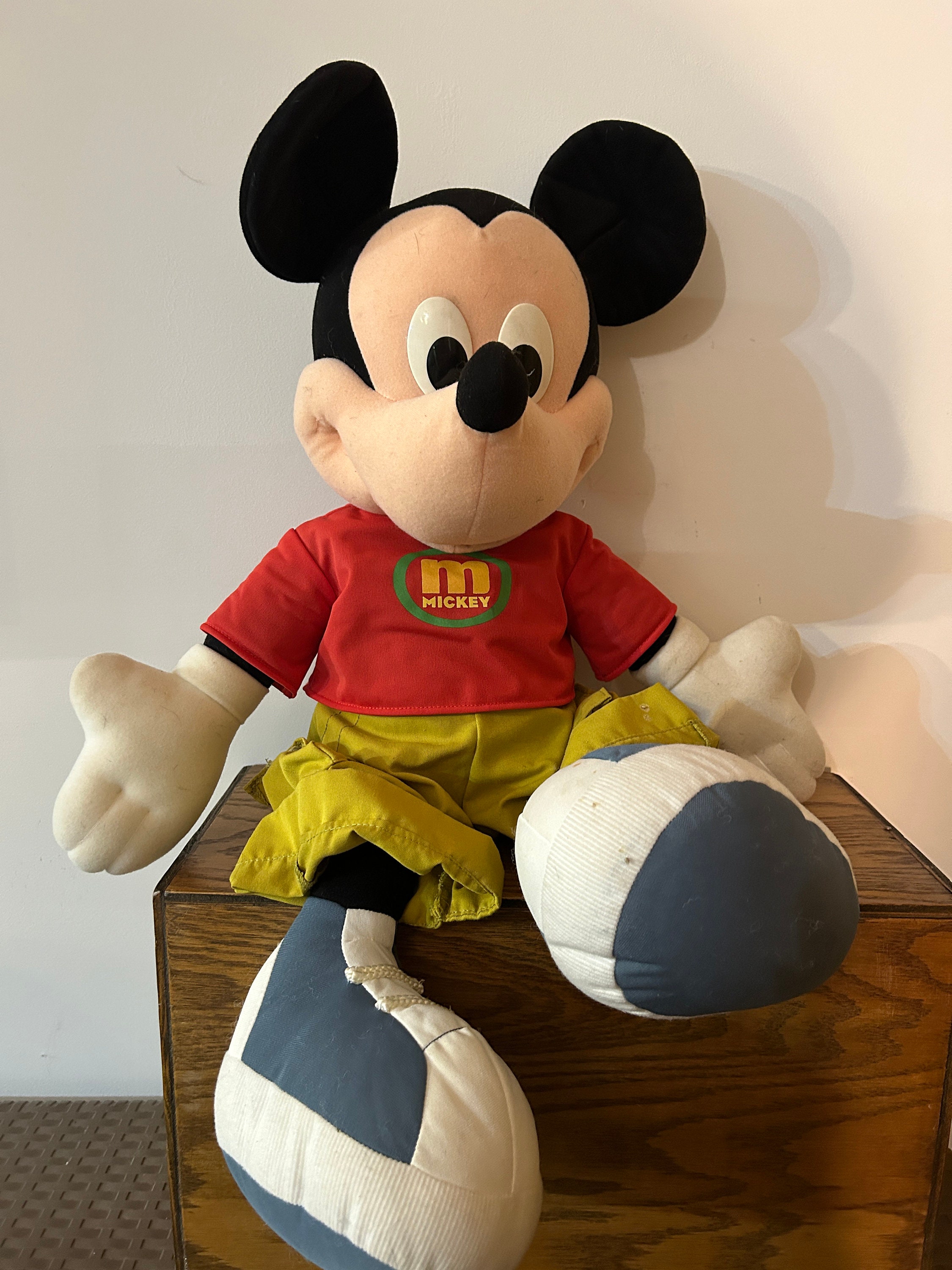 Vintage Giant 2 Foot Mickey Mouse Plush 2000 - Etsy
