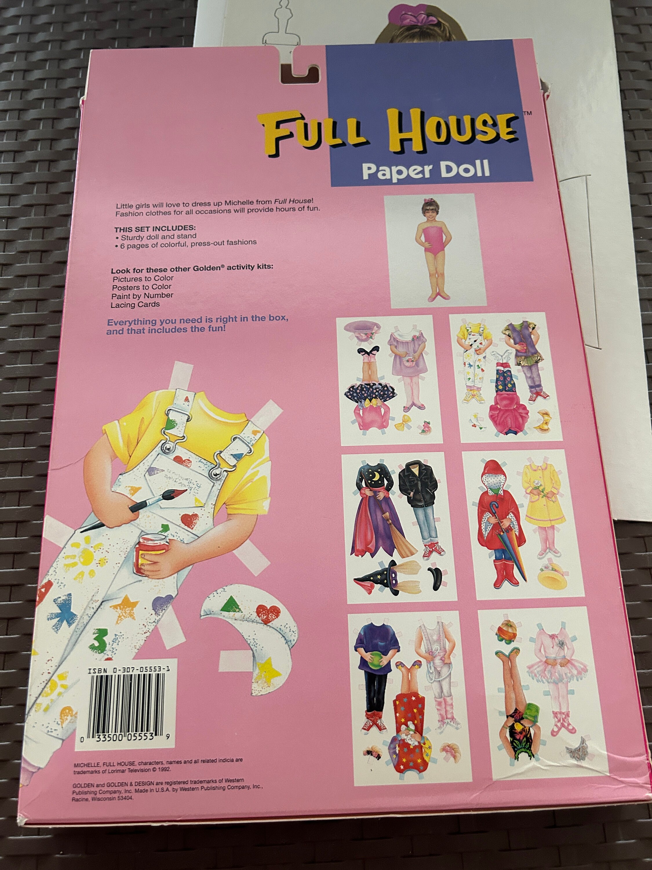 Full House Michelle Tanner Vintage Large Paper Doll - Unused 1990s ...