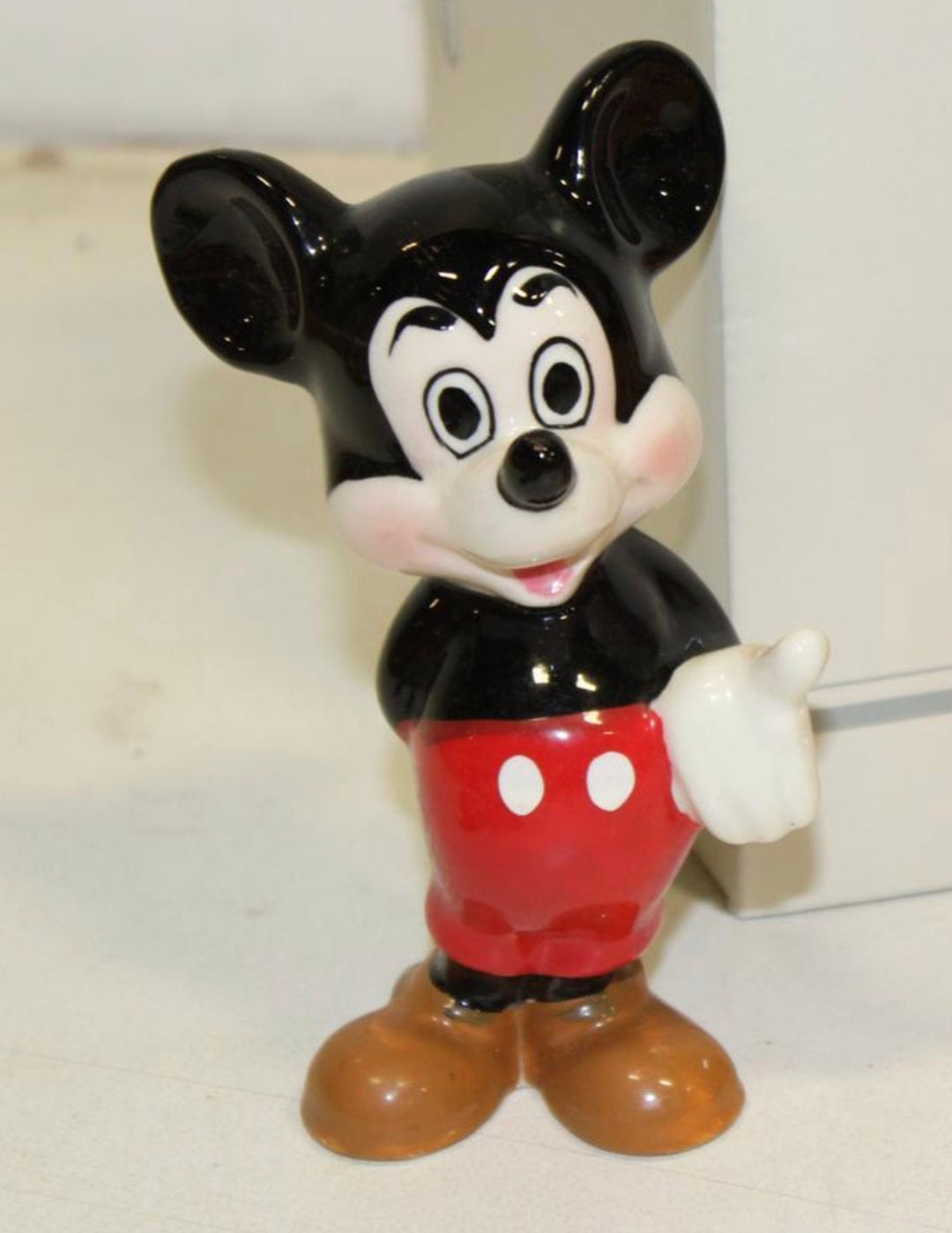 Vintage Mickey Mouse Figurine Japan - Etsy