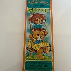 Teddy Bears Paper Doll by Whitman From 1979 Teddy & Tandy Grizzly Brown ...