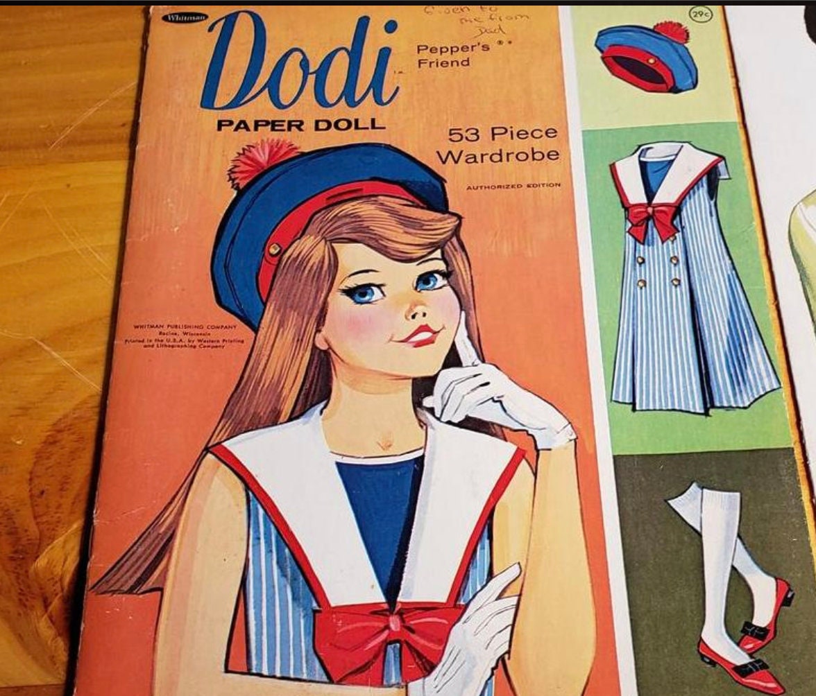 Dodi Paper Doll Vintage 1966 - Etsy