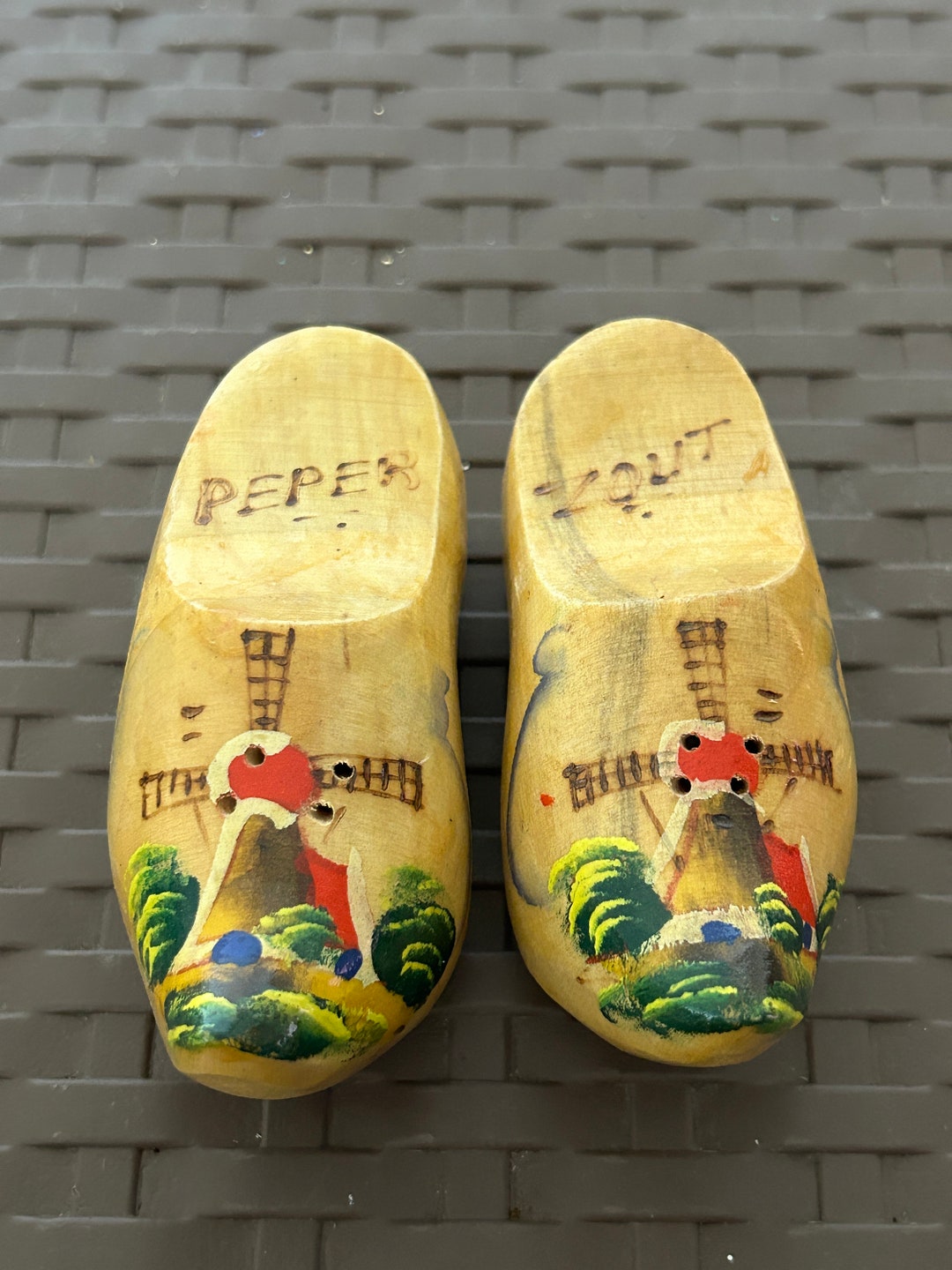 Vintage Dutch Wooden Clog (shoes From Holland) Made in Holland With ...