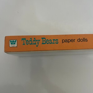 Teddy Bears Paper Doll by Whitman From 1979 Teddy & Tandy Grizzly Brown ...