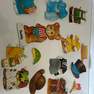 Teddy Bears Paper Doll by Whitman From 1979 Teddy & Tandy Grizzly Brown ...
