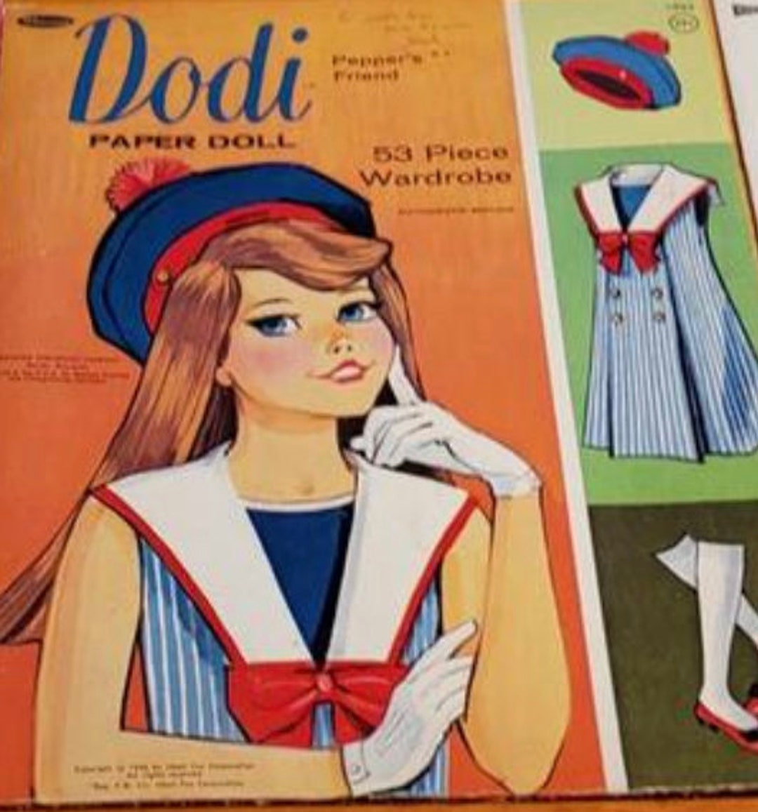 Dodi Paper Doll Vintage 1966 - Etsy