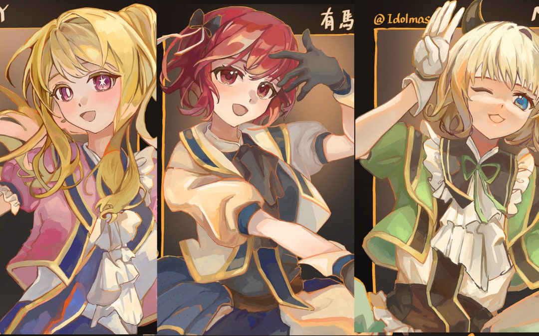 Idol Costume Poster Print Art Print Set, Anime Room Decor - Etsy