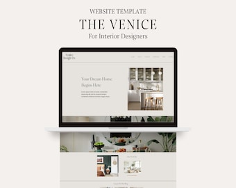 WIX Website Template Interior Design - Etsy